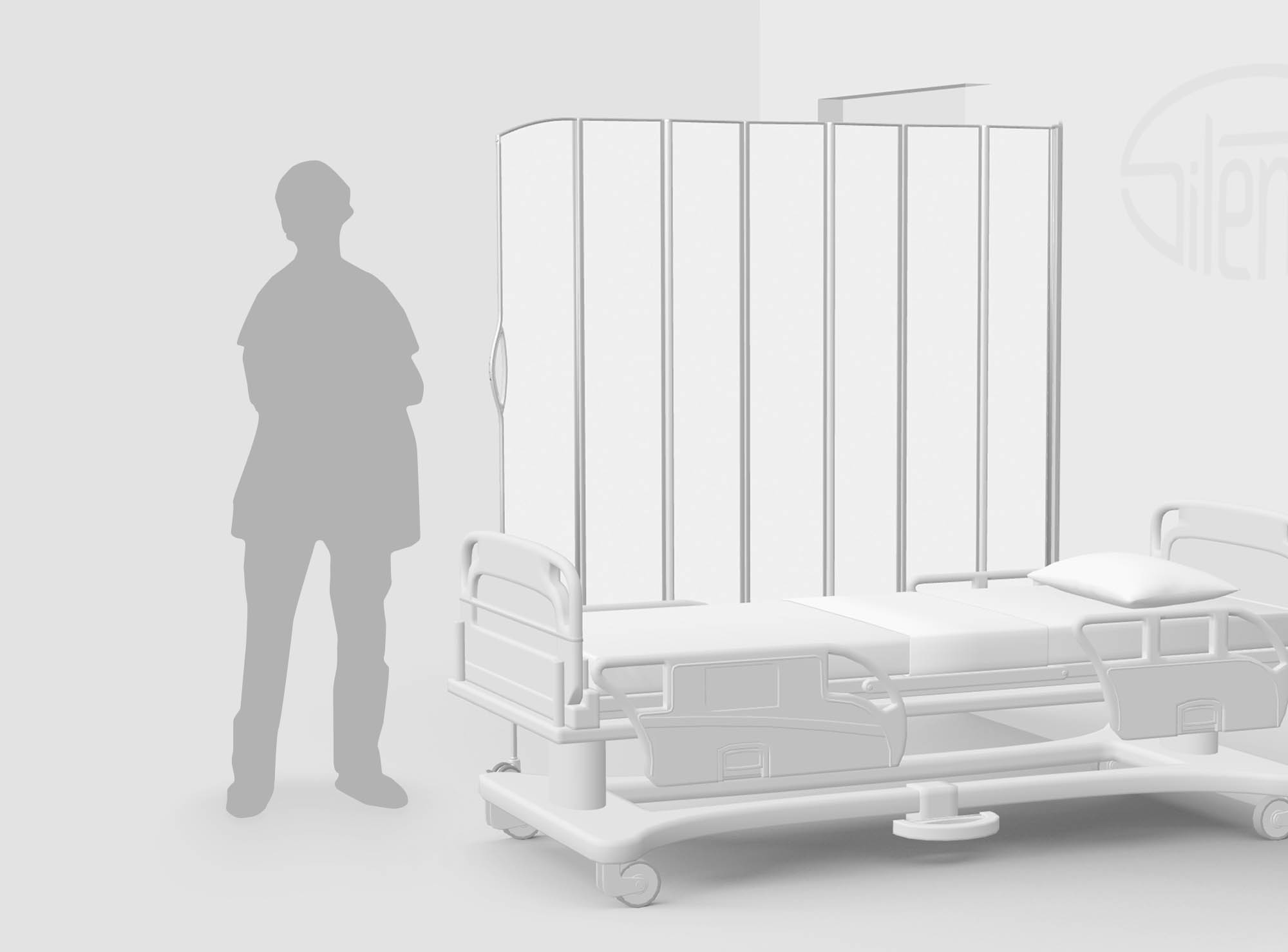 Configurator for hospital privacy screens | Silentia